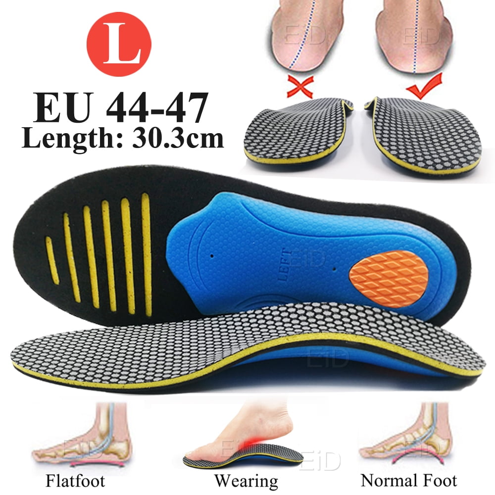 Orthotic Gel Insoles Orthopedic arch support Flat Foot Health Sole Pad ...