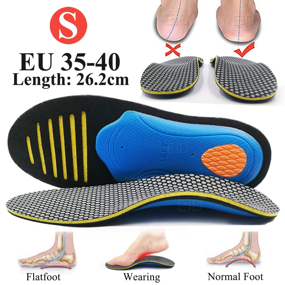 Orthotic Gel Insoles Orthopedic arch support Flat Foot Health Sole Pad ...