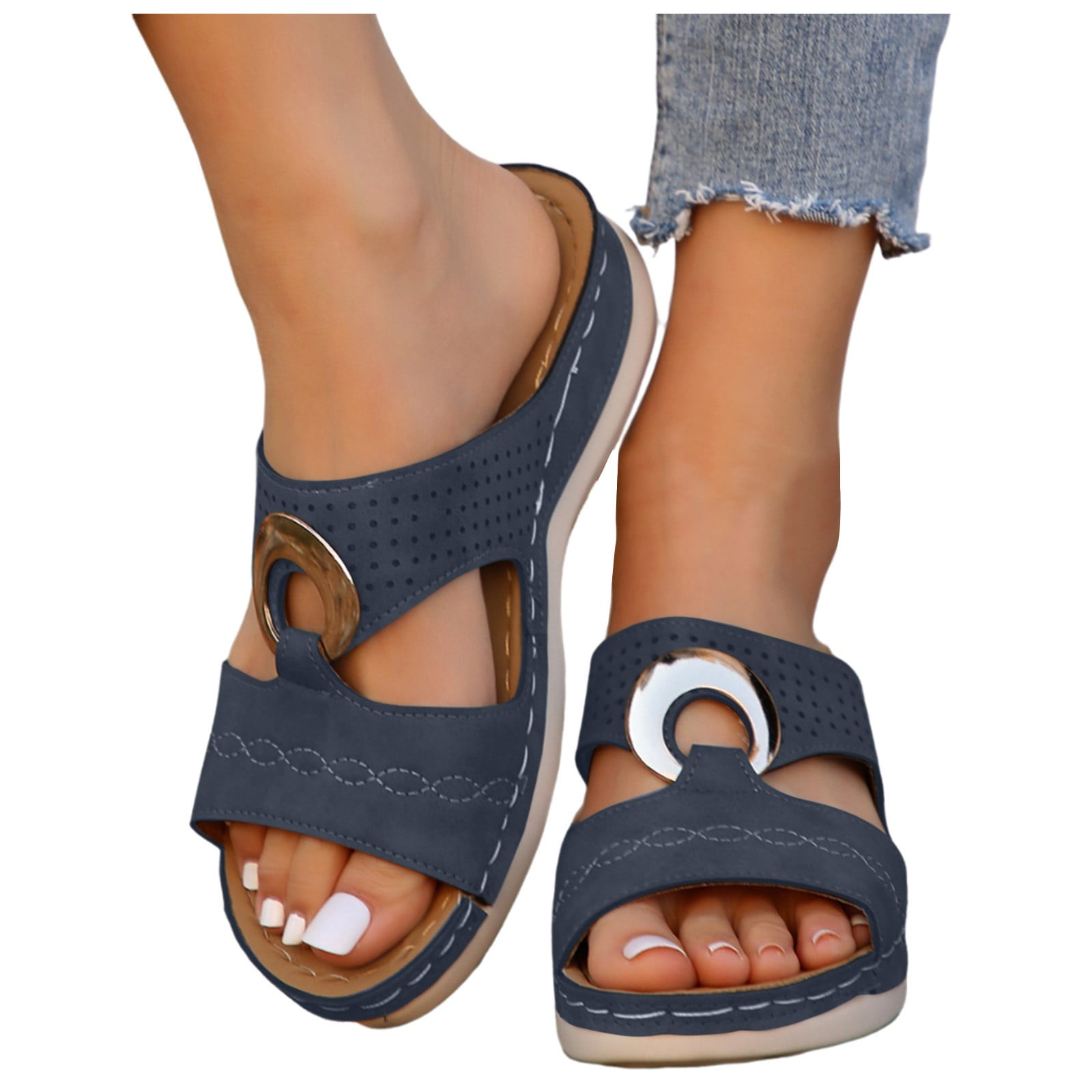 Orthotic Walking Sandals for Women 2025 Casual Comfort Arch Support ...