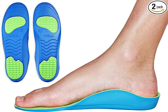 Orthotics Premium Medical Grade Insole for Children with Heel and Arch ...