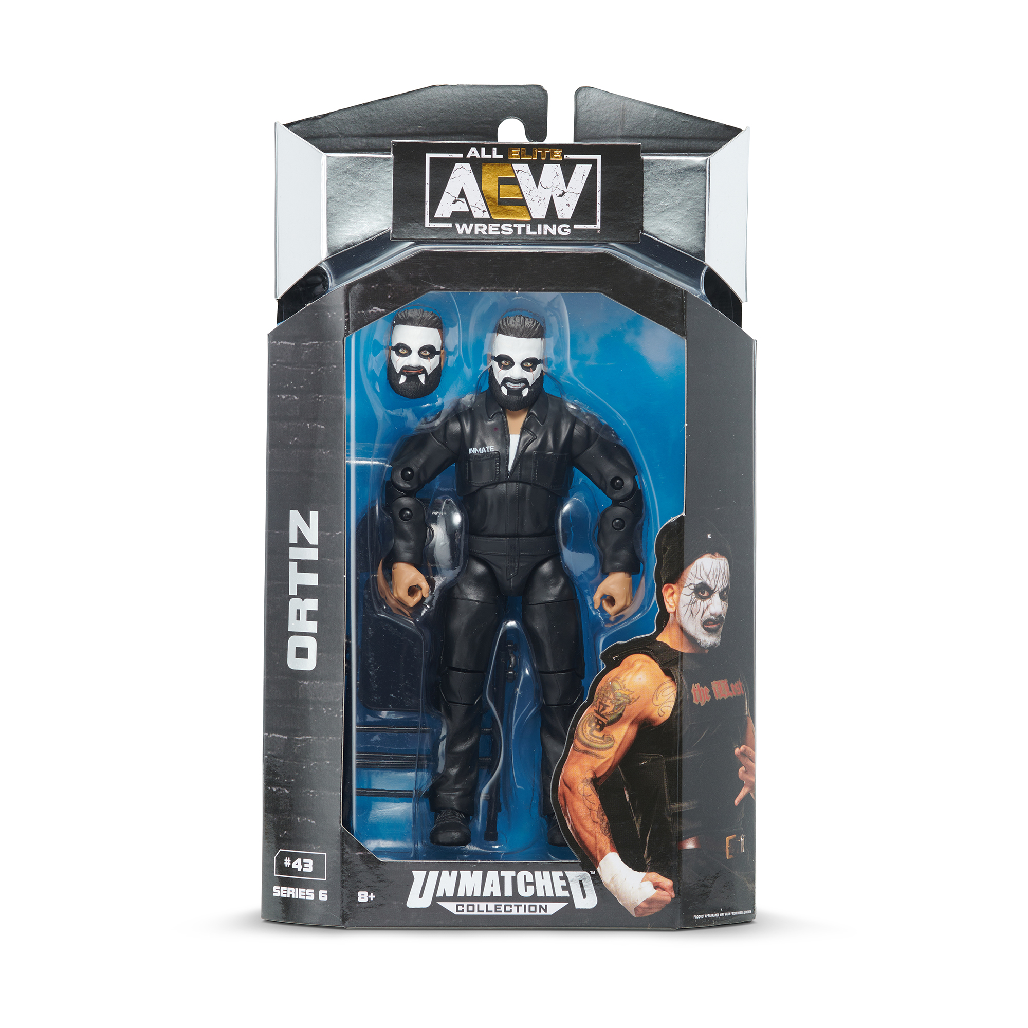 Ortiz - AEW Unmatched Series 6 Jazwares AEW Toy Wrestling Action Figure - Walmart.com