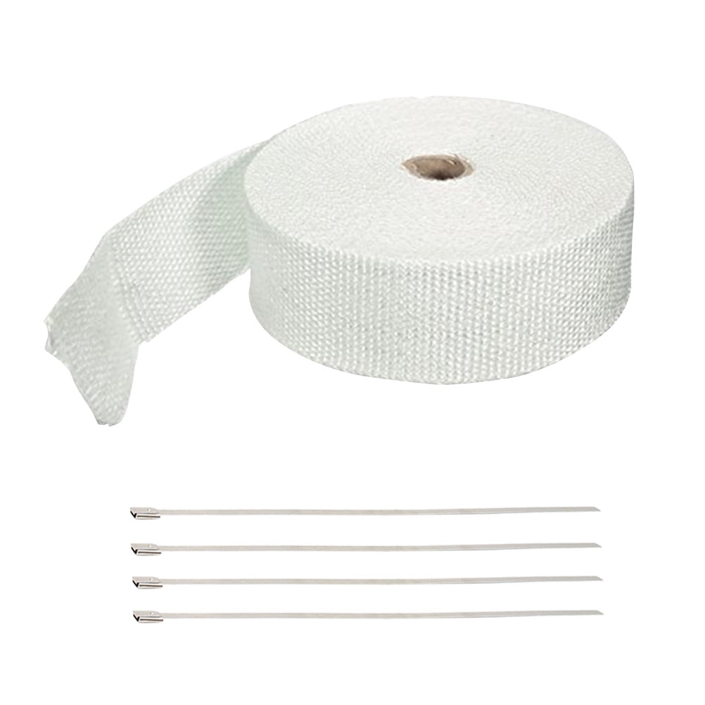 Ortofally 1.5mm * 25mm * 5mm Exhaust Heat Wrap Roll Header Tube Fiber ...