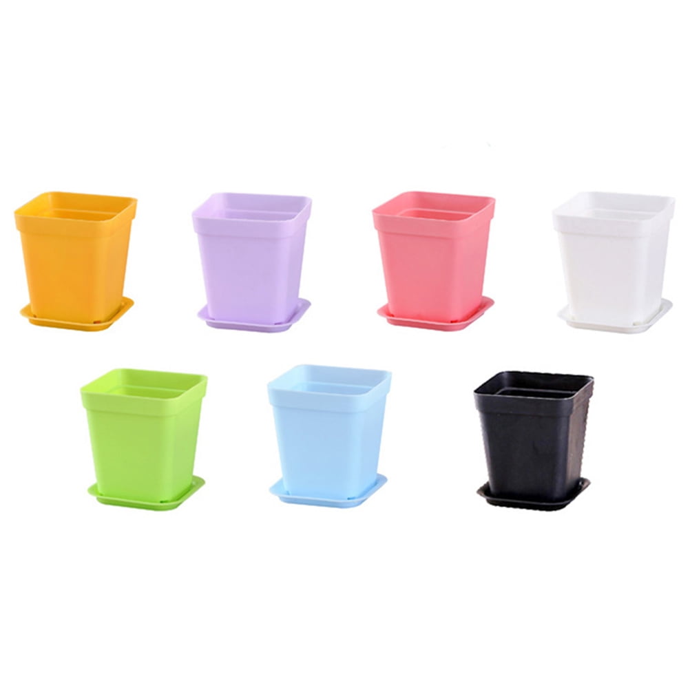 Ortofally 14pcs Square Nursery Pots with Drainage Hole Starting Pots ...