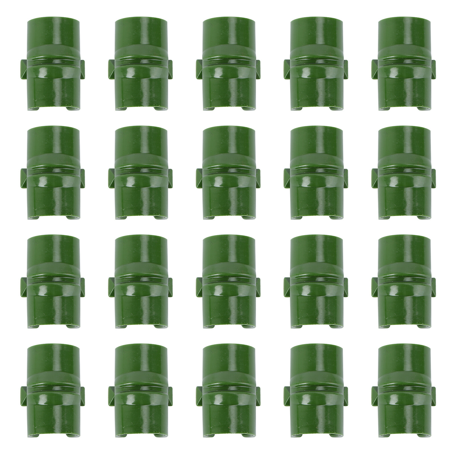 SWETRACE Greenhouse Building Clip Pipe Buckle Green 20Set 5x2.2Cm ...