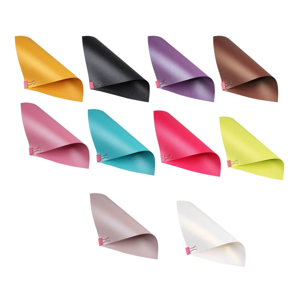 Ortofally 20pcs A4 Pearlescent Paper Set Packaging Paper Colored ...
