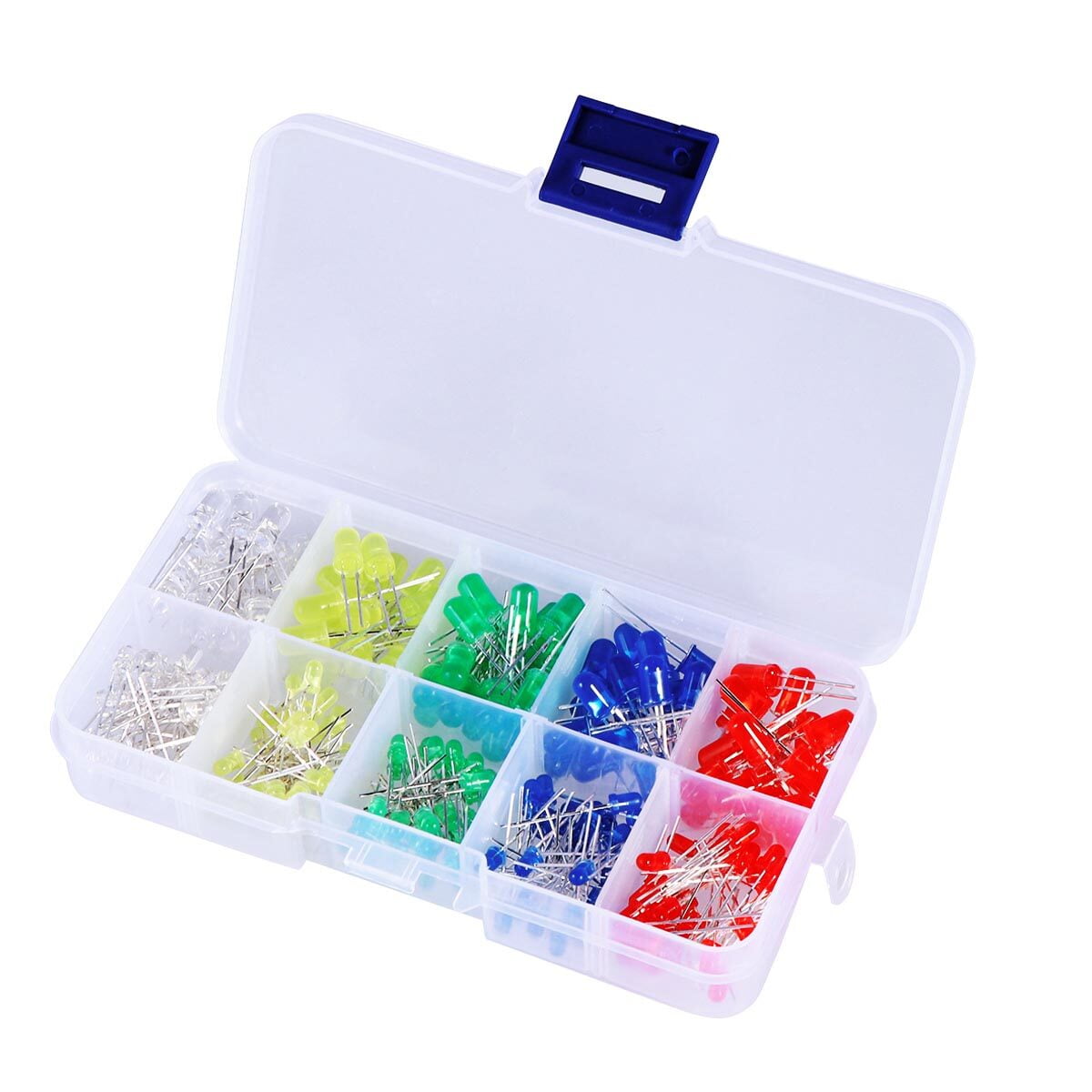 Ortofally 250PCS/10Set LED Light Emitting Diode Suite Lamp Assortment ...