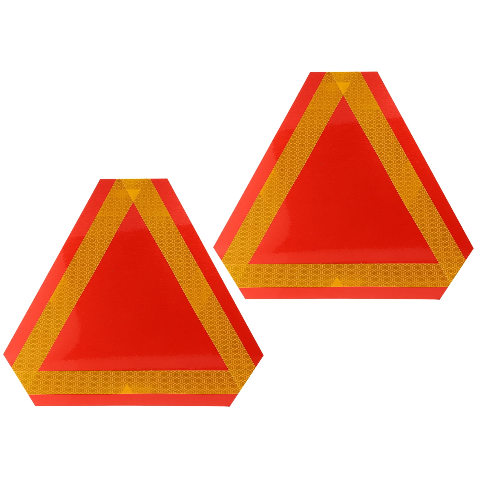 Ortofally 2Pcs Slow Moving Vehicle Sign Triangle Sign Slow Moving Car ...