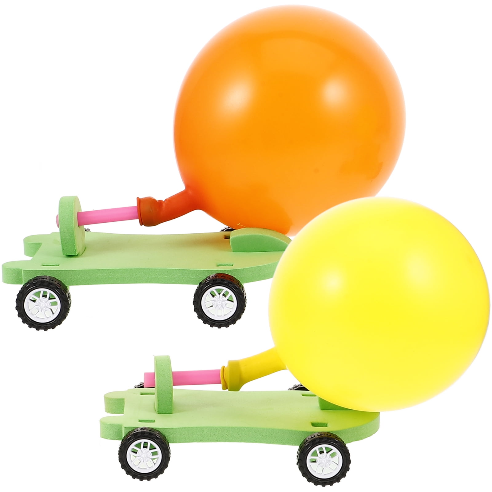 SWETRACE DIY Assembly Balloon Car Toys for Kids Science Educational ...
