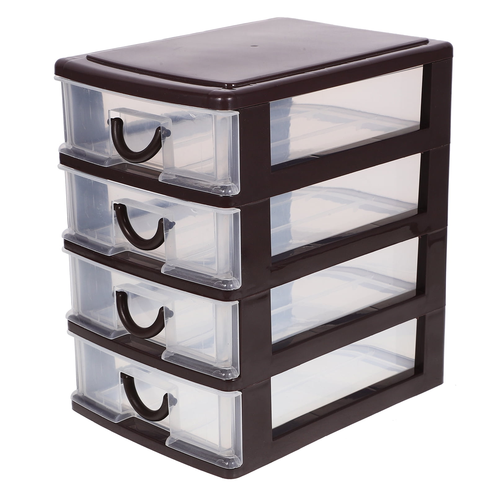 Ortofally 4 Layer Drawer Type Storage Box Drawer Type Closet Portable ...