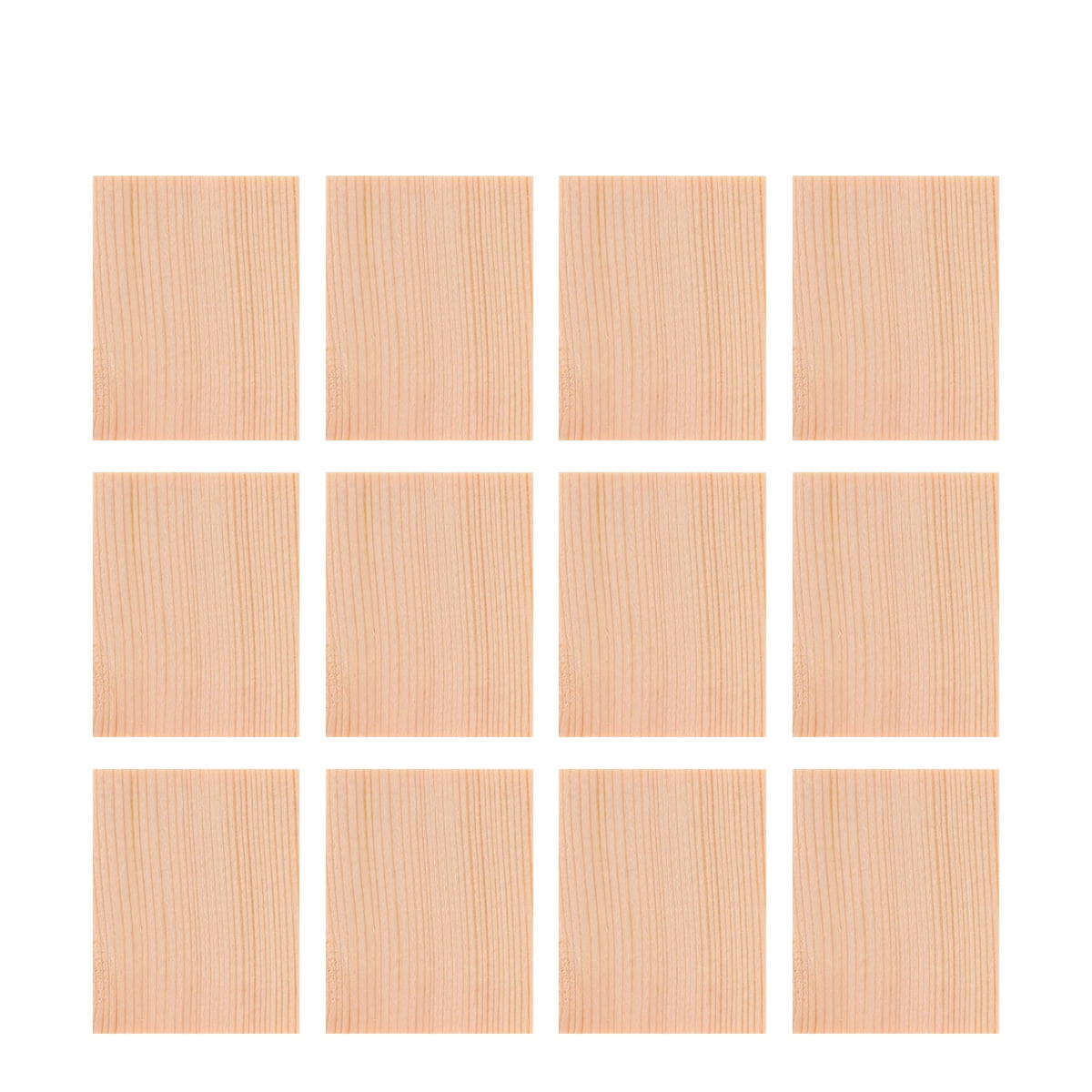 Ortofally 40Pcs Wood Boards Unfinished Wood Boards Craft Wood Board ...