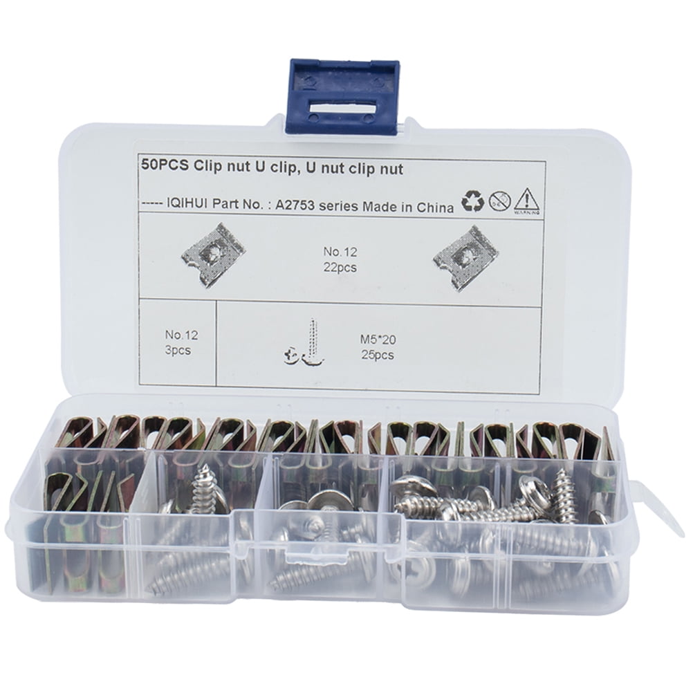 Ortofally 50pcs Motorcycle Fairing Bodywork Panel No.12 Manganese Steel ...