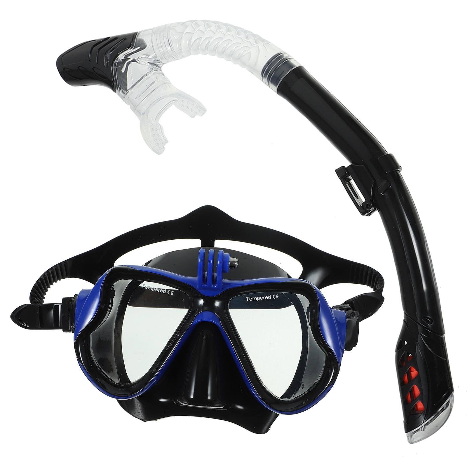 Ortofally Adult Anti-fog Snorkeling Scuba Diving Mask Tempered Glass ...