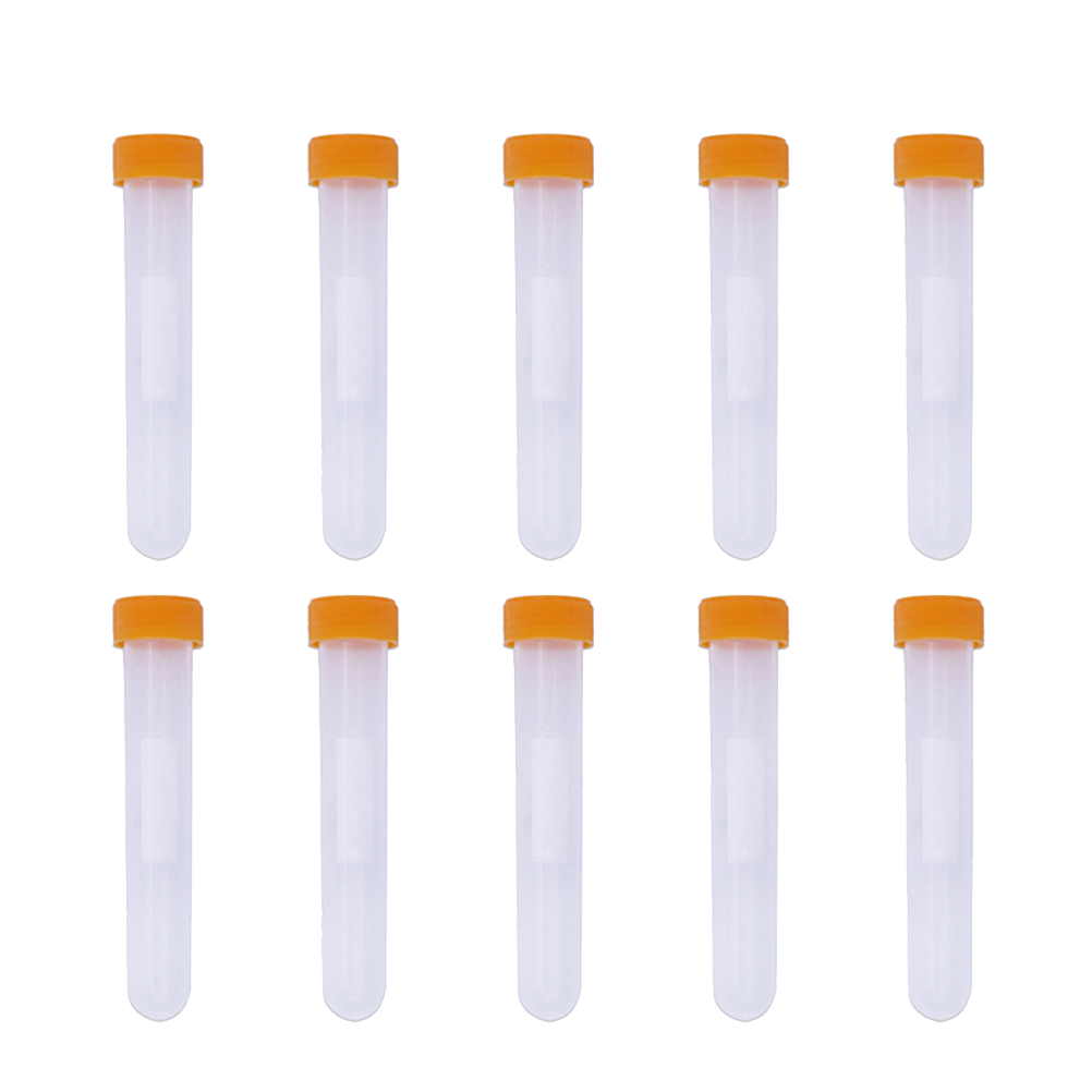 Ortofally Clear Storage Tubes Transparent 10pcs Small Empty Storage ...