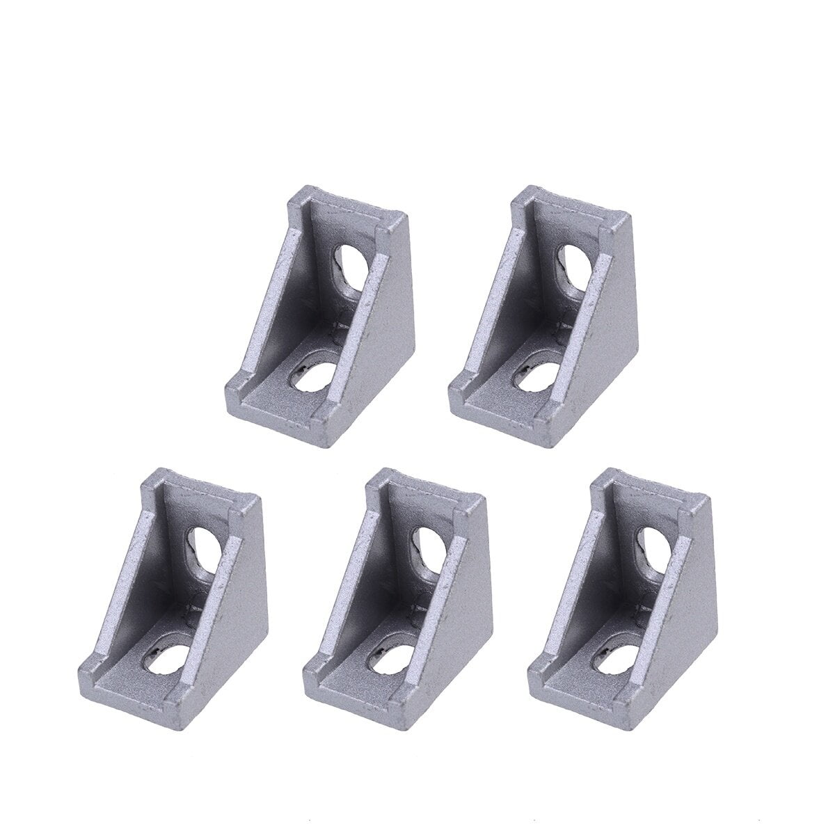 SWETRACE Aluminum Extrusion Brackets Silver Cnc Routers 10Pcs 1.1x1.1x0 ...