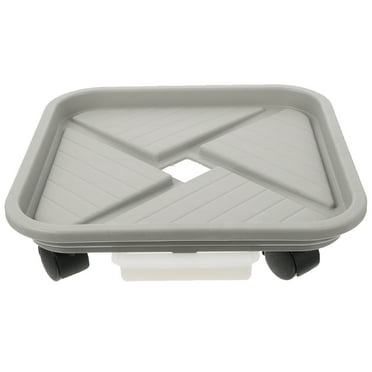 WHAMVOX Clear Plastic Planter Saucer - Drip Tray For Under Plant Flower ...