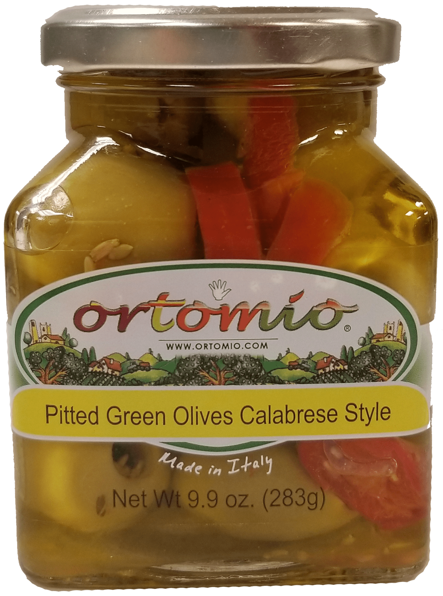 Ortomio Pitted Green Olives Calabrese Style - Walmart.com