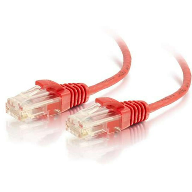 Ortronics 10ft Cat6 Snagless Unshielded (UTP) Slim Ethernet Network Patch Cable ? Red - Walmart.com