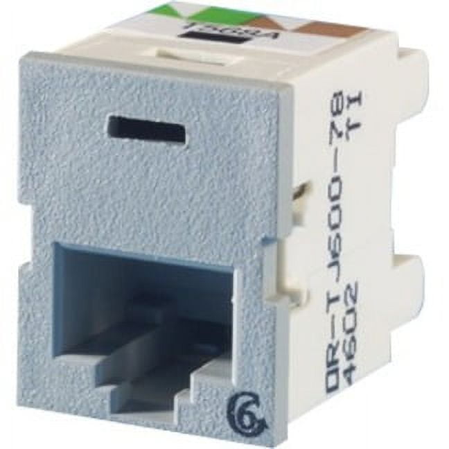 Ortronics Clarity TracJack CAT6 Jack, Gray - OR-TJ600-78 - Walmart.com