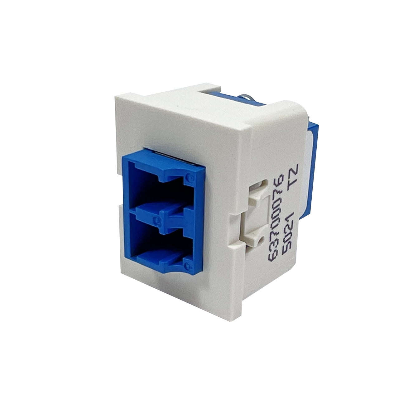 Ortronics OR-63700076 TracJack LC Singlemode Duplex Blue Jack Adapter ...