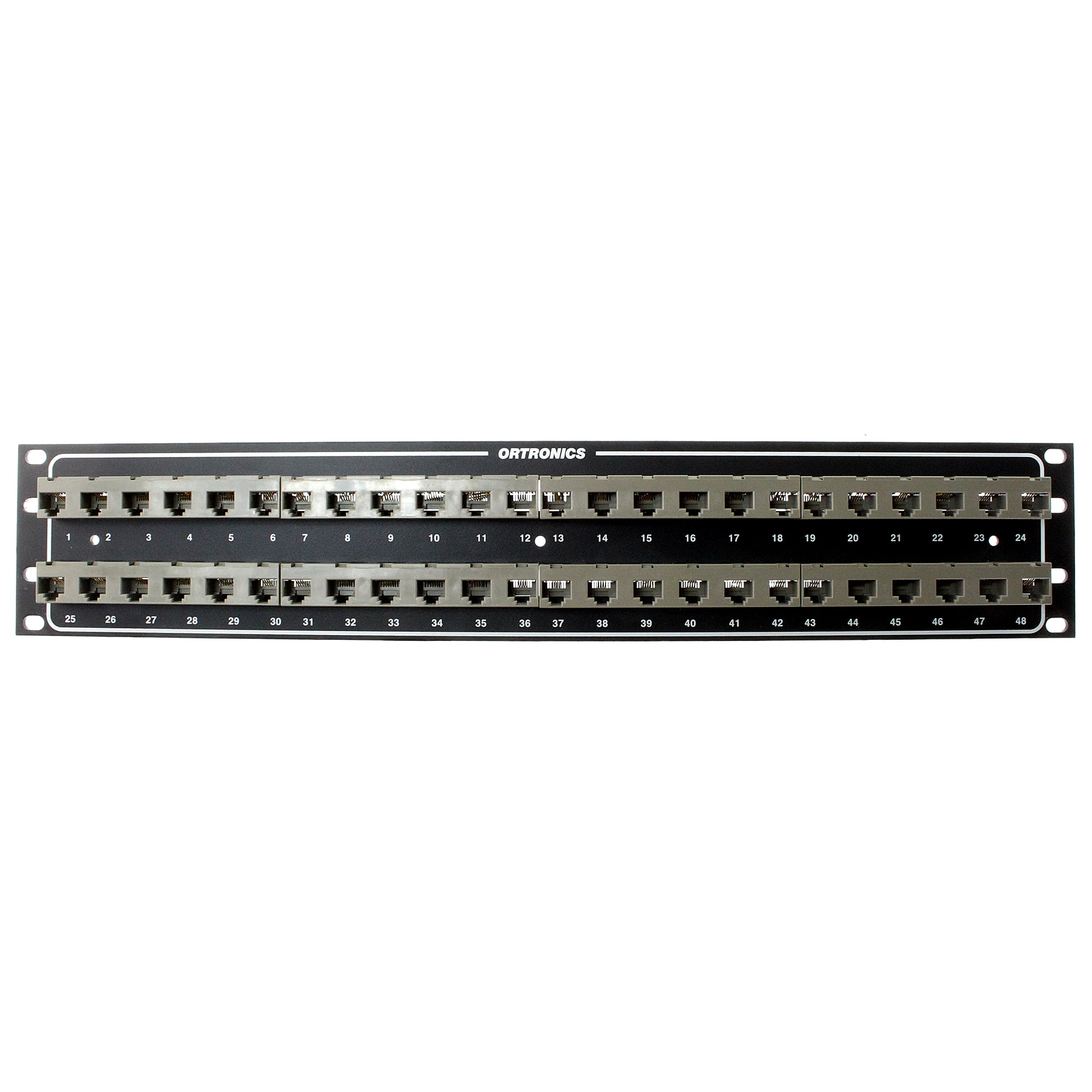 Ortronics OR-808004343 48-Port High Density M50 Telco Patch Panel - Walmart.com