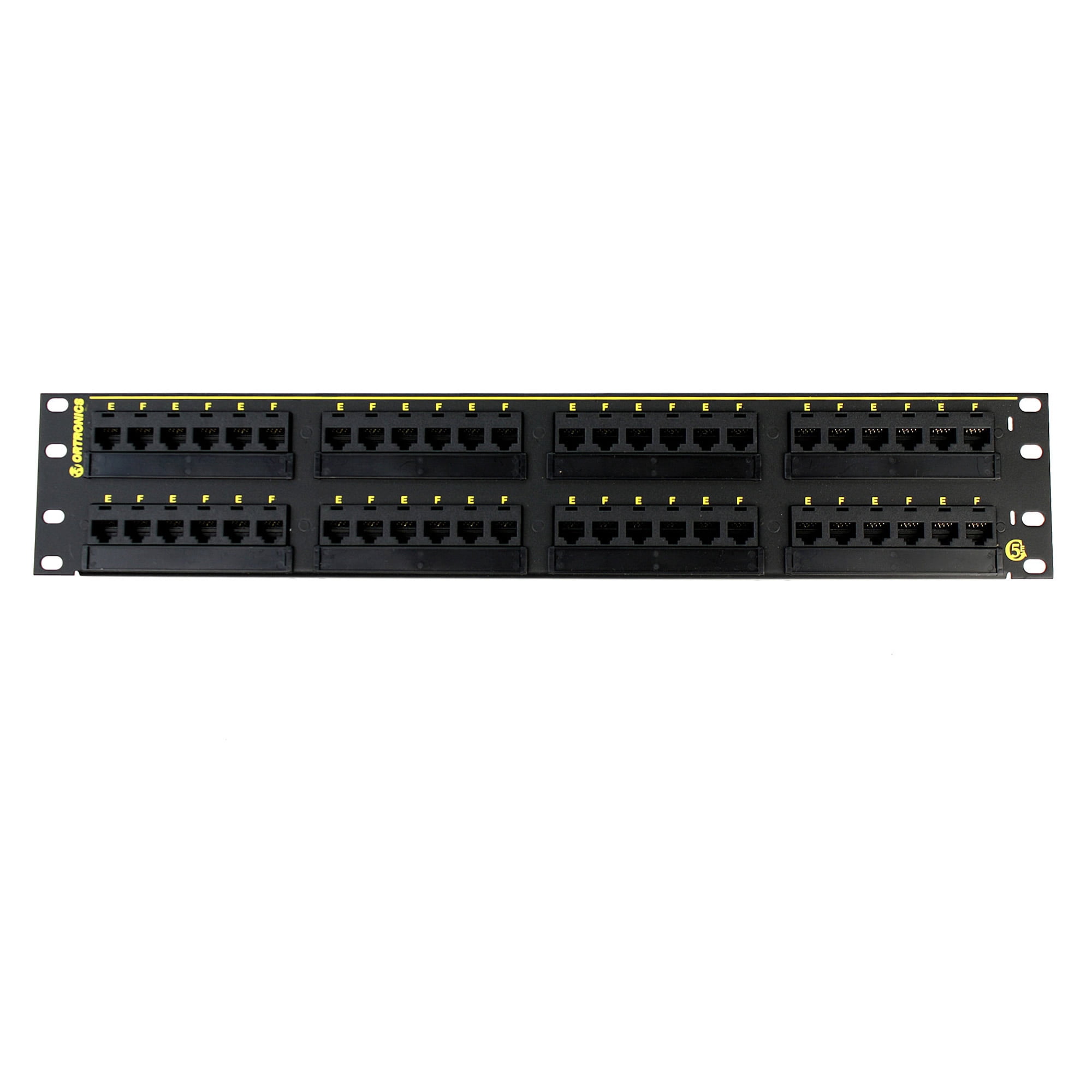 Ortronics OR-PHD5E6U48EFMS4 Clarity 5E 48-Port Cat5E Patch Panel Rack ...