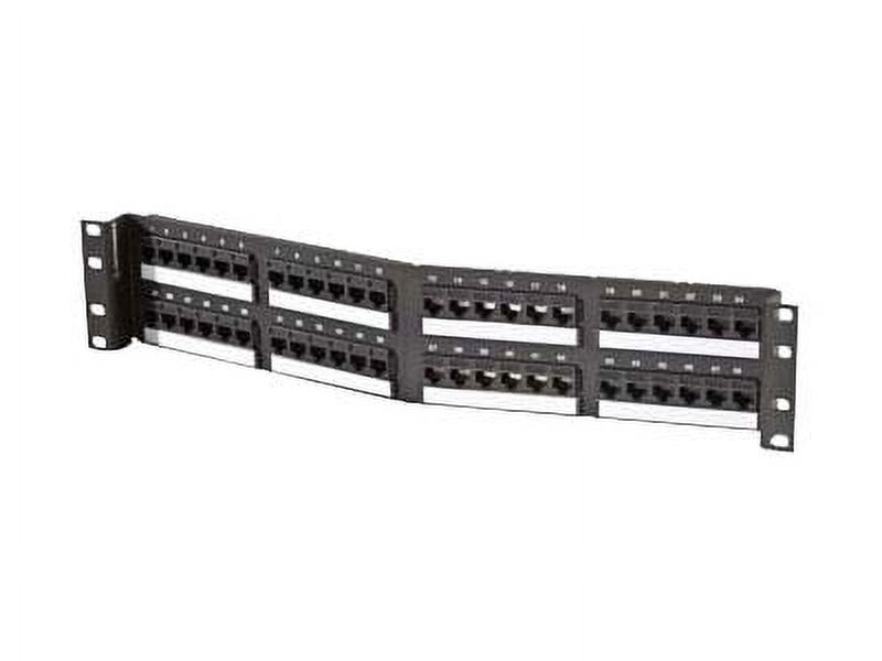 Ortronics OR-SPA6U 48-Port Tech Choice Angled Patch Panel For Rack ...