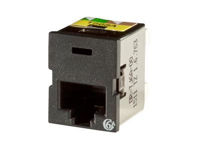 Ortronics Clarity 6A TracJack - Modular insert - CAT 6a - RJ-45 - black ...