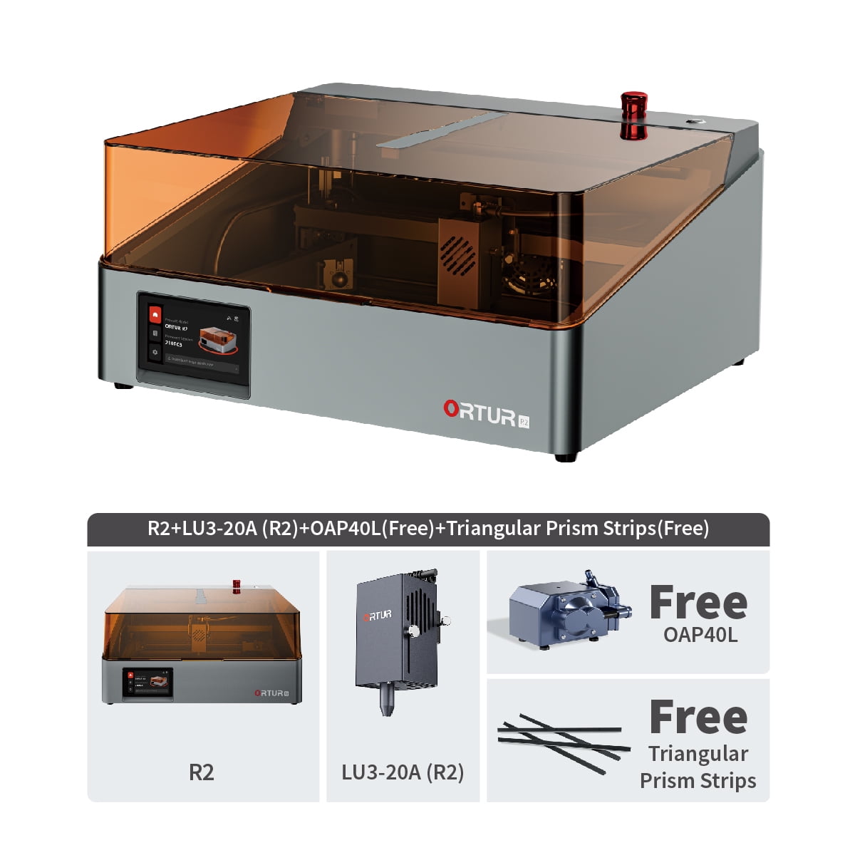 Ortur R2 20000mW Laser Engraver and Cutter with 40L Air Assist Pump ...