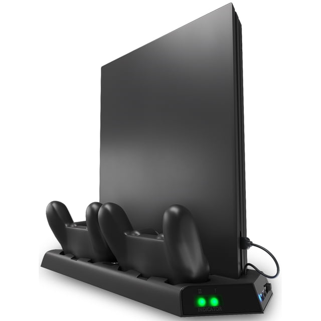 Ortz PS4 Docking Stand, Dual Controller Charging, Cooling Fan Station ...