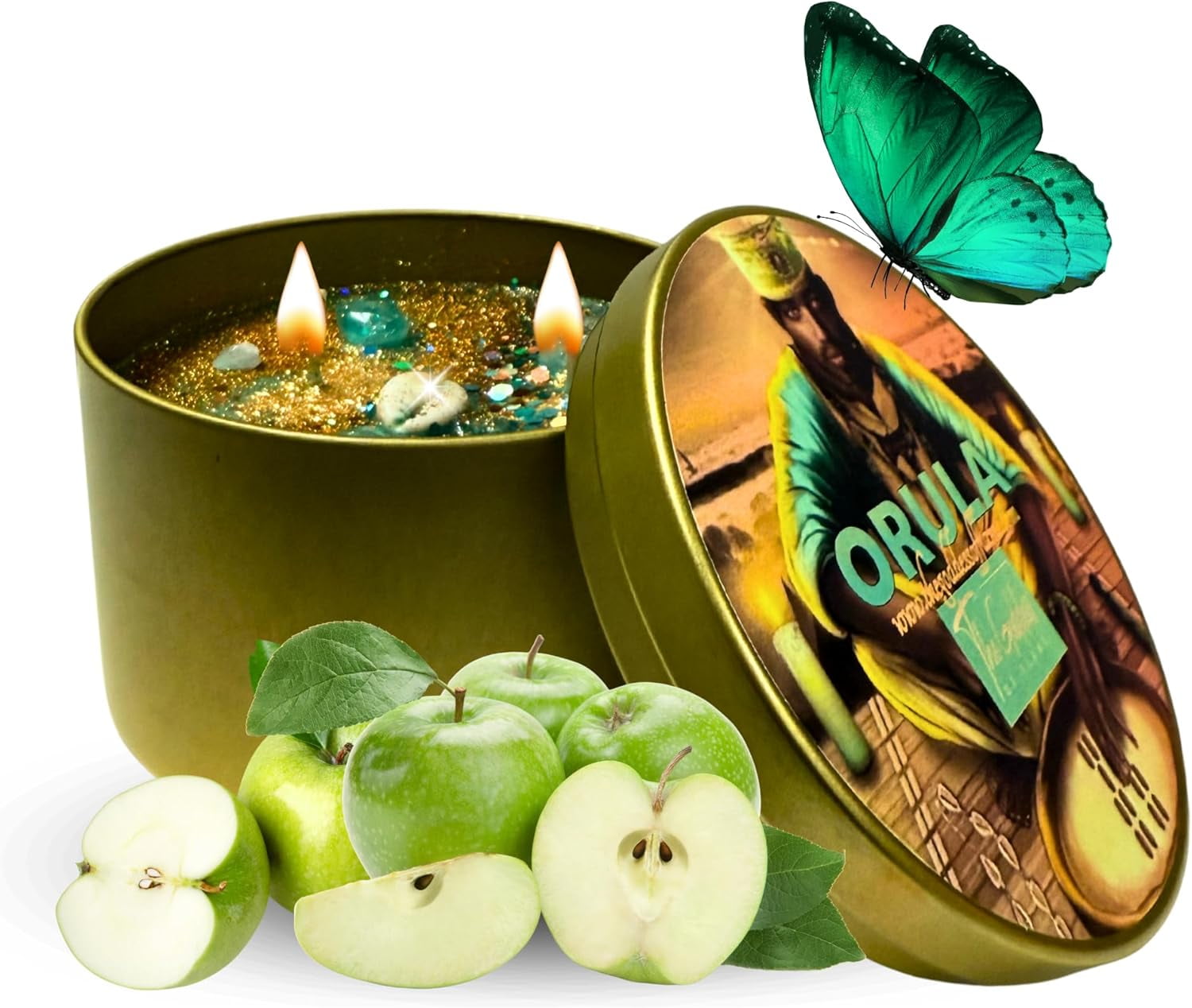 Orula Orisha of Divination and Wisdom Spiritual Offering Candle (Large ...