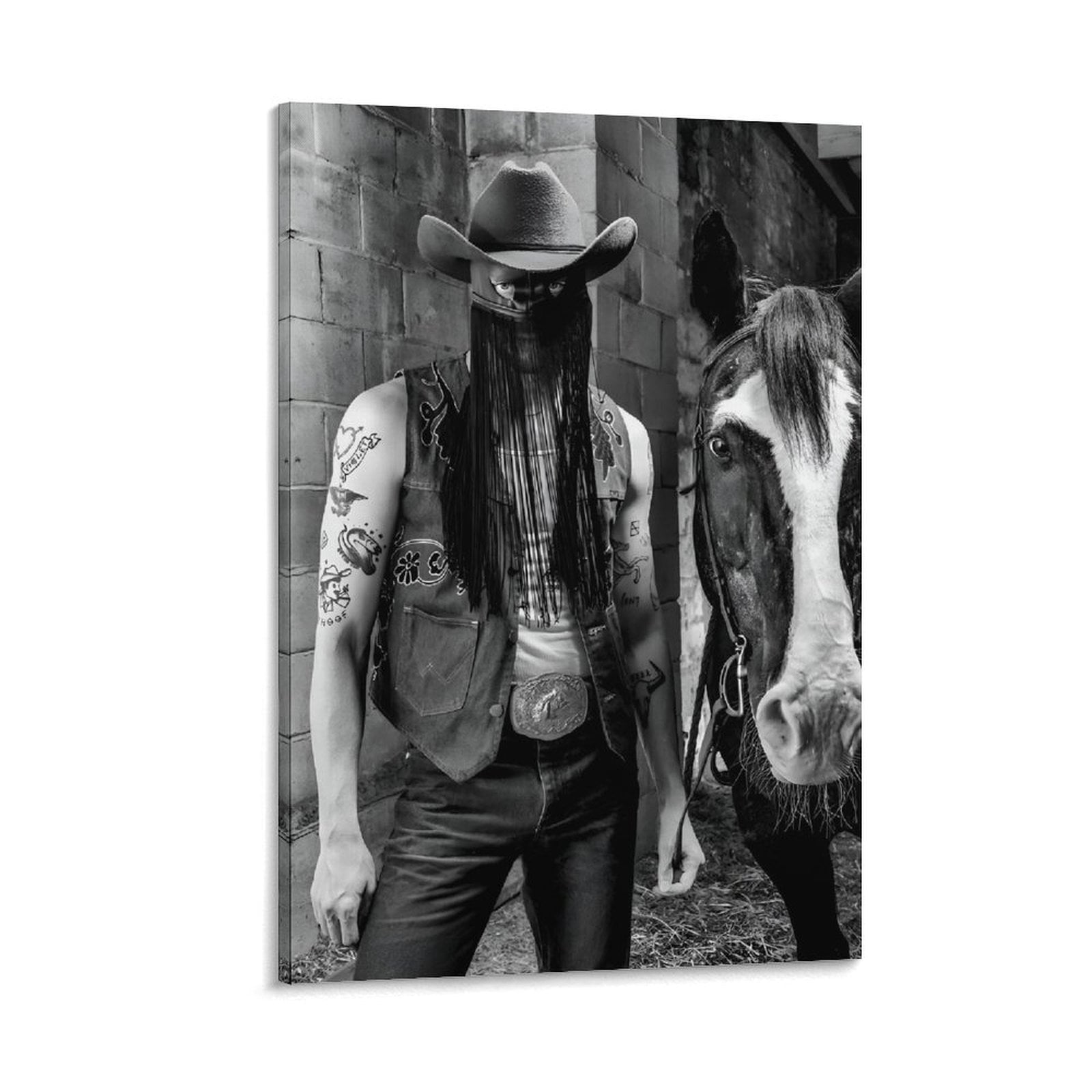 Orville Peck Country Music Singer Poster Painting On Canvas Wall Art ...