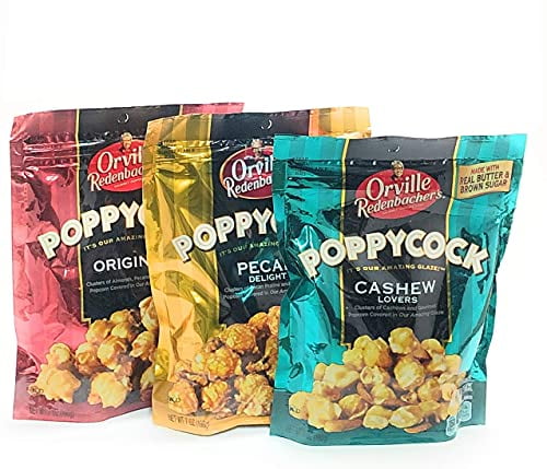 Orville Redenbacher Poppycock Variety Pack of Original, Pecan Delight ...