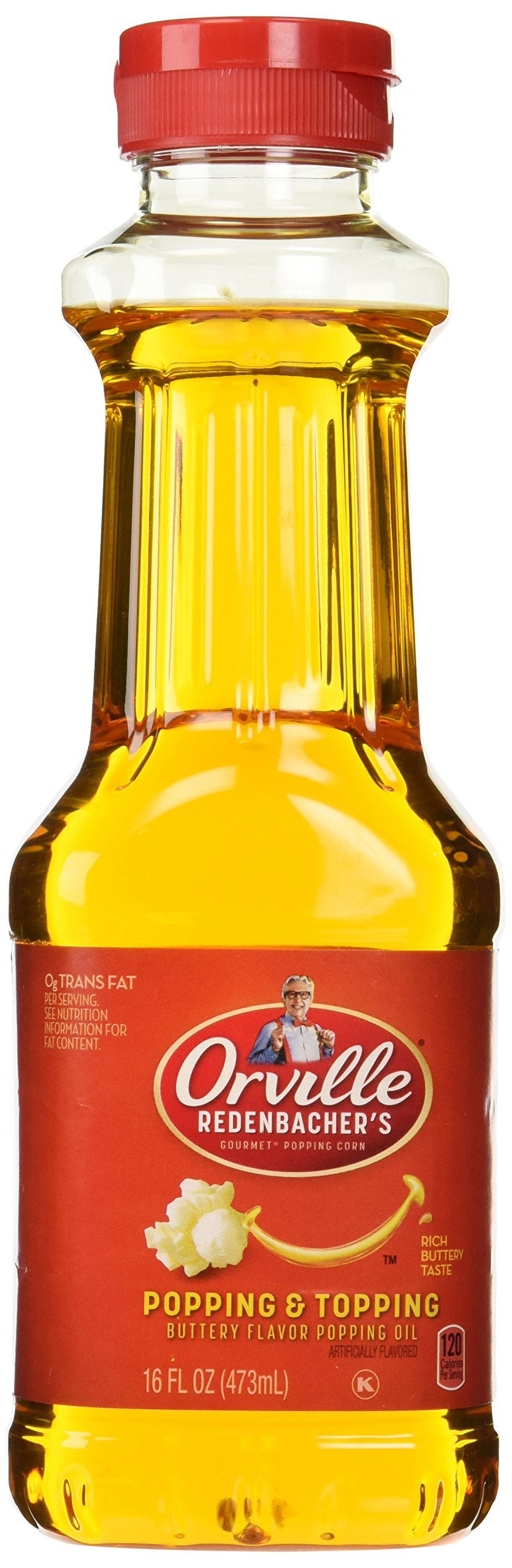 Orville Redenbacher's Butter Flavored IEF31 Popping Oil, 16 Oz., (Pack ...