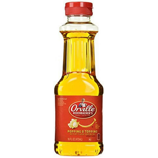 Orville Redenbacher's Butter Flavored Popping Oil, 16 Oz., (Pack of 2 ...