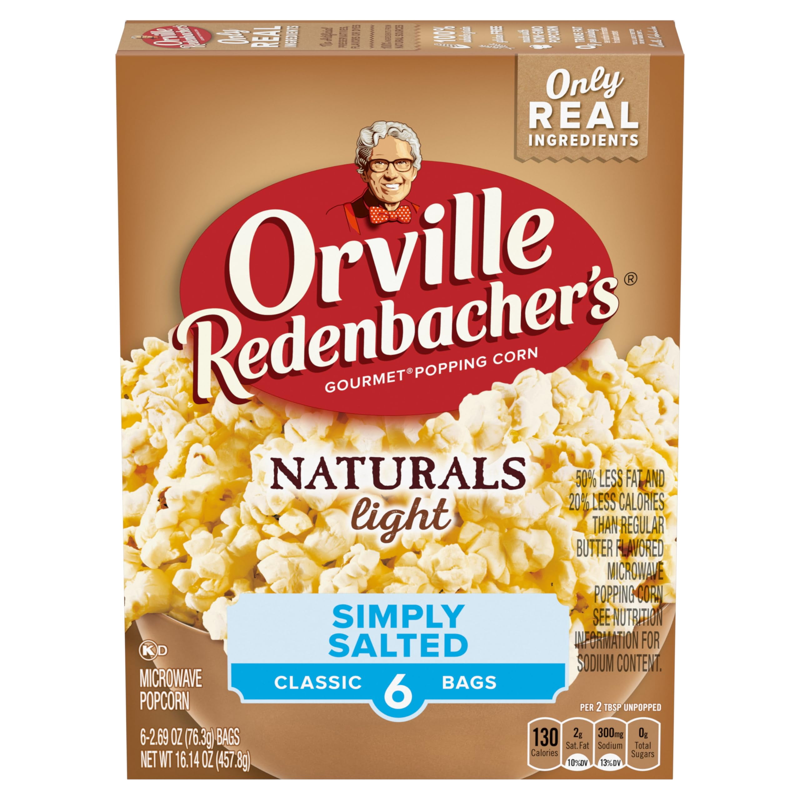 Orville Redenbacher’s Microwave Popcorn, IEF31 Naturals Light Simply ...