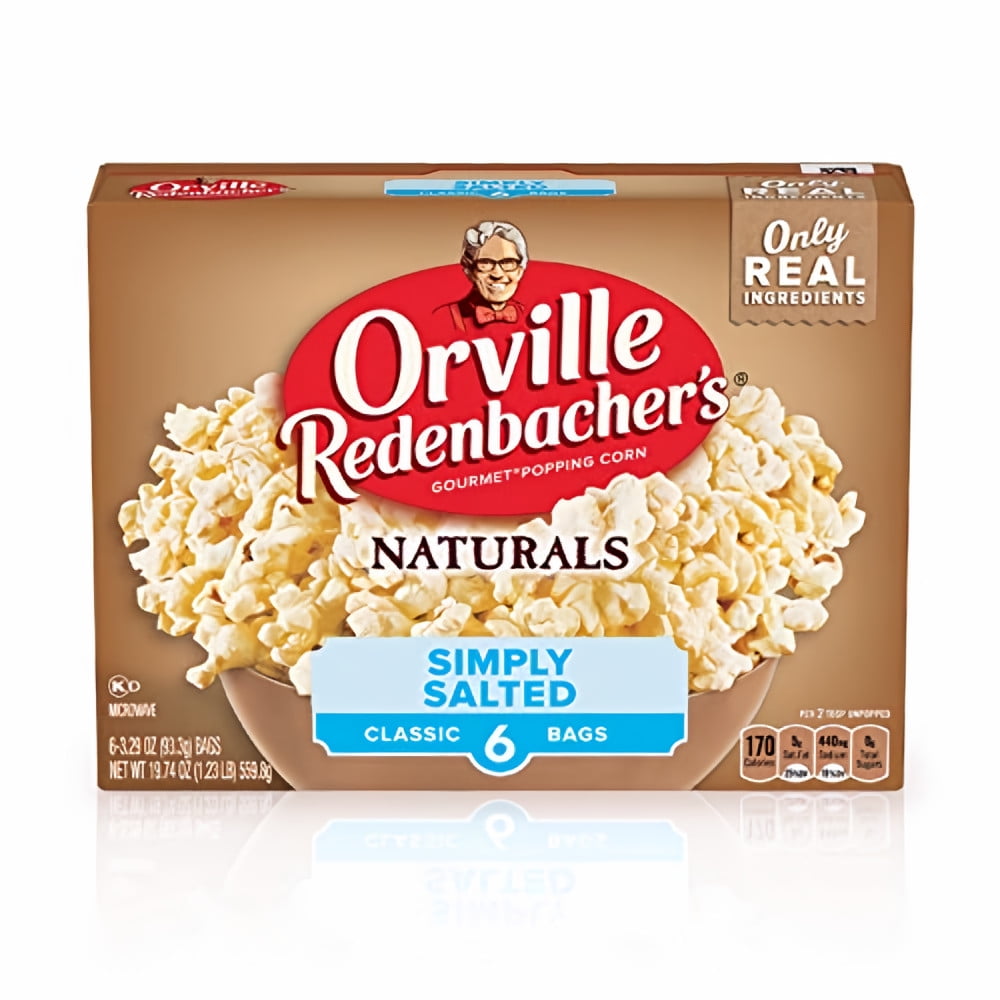 Orville Redenbacher's Natural Simply Salted Classic Popcorn (Pack of 10 ...