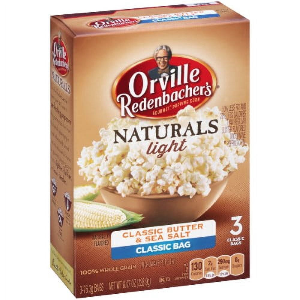 Orville Redenbacher's Naturals Light Classic Butter & Sea Salt ...