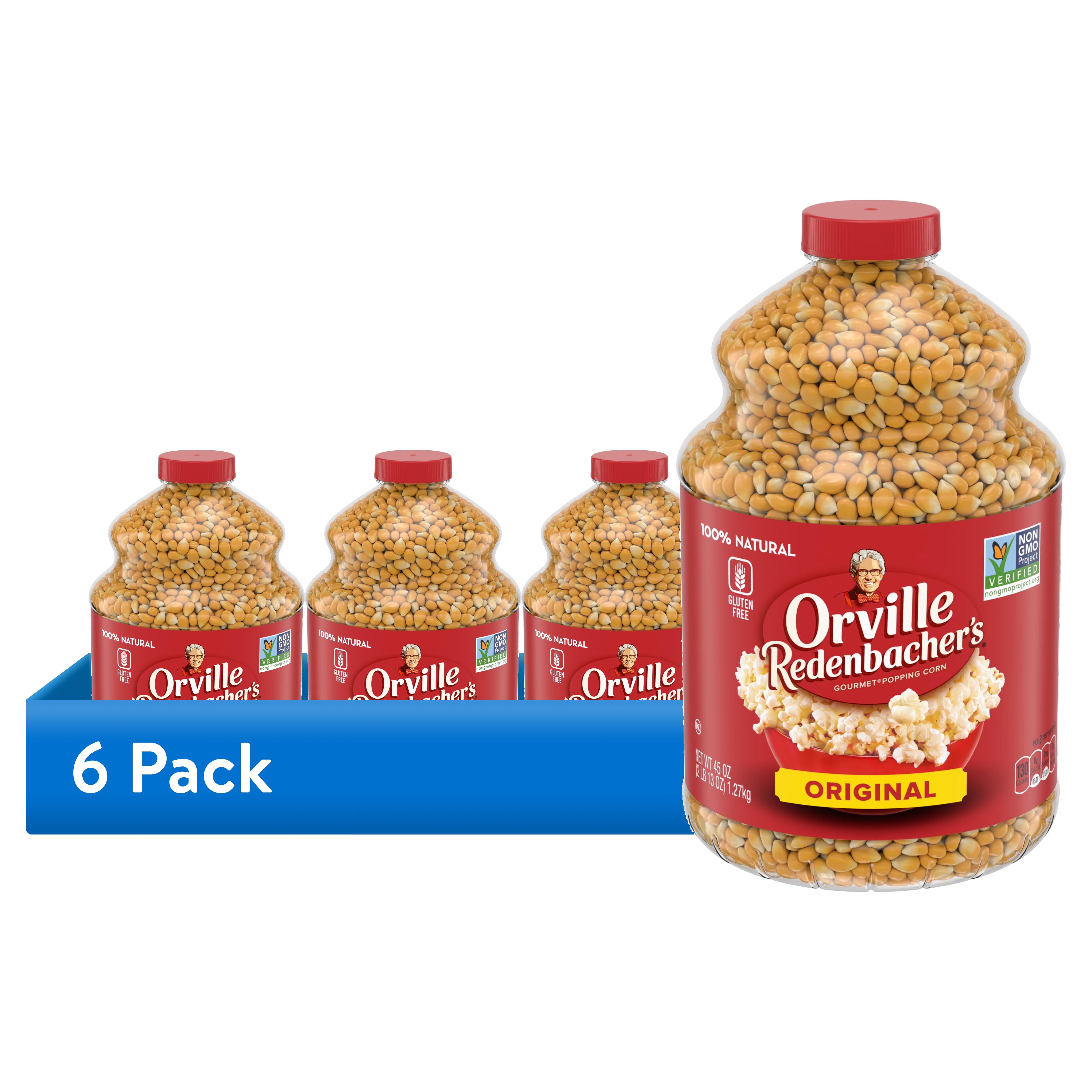 (6 pack) Orville Redenbacher's Original Gourmet Yellow Popcorn Kernels ...