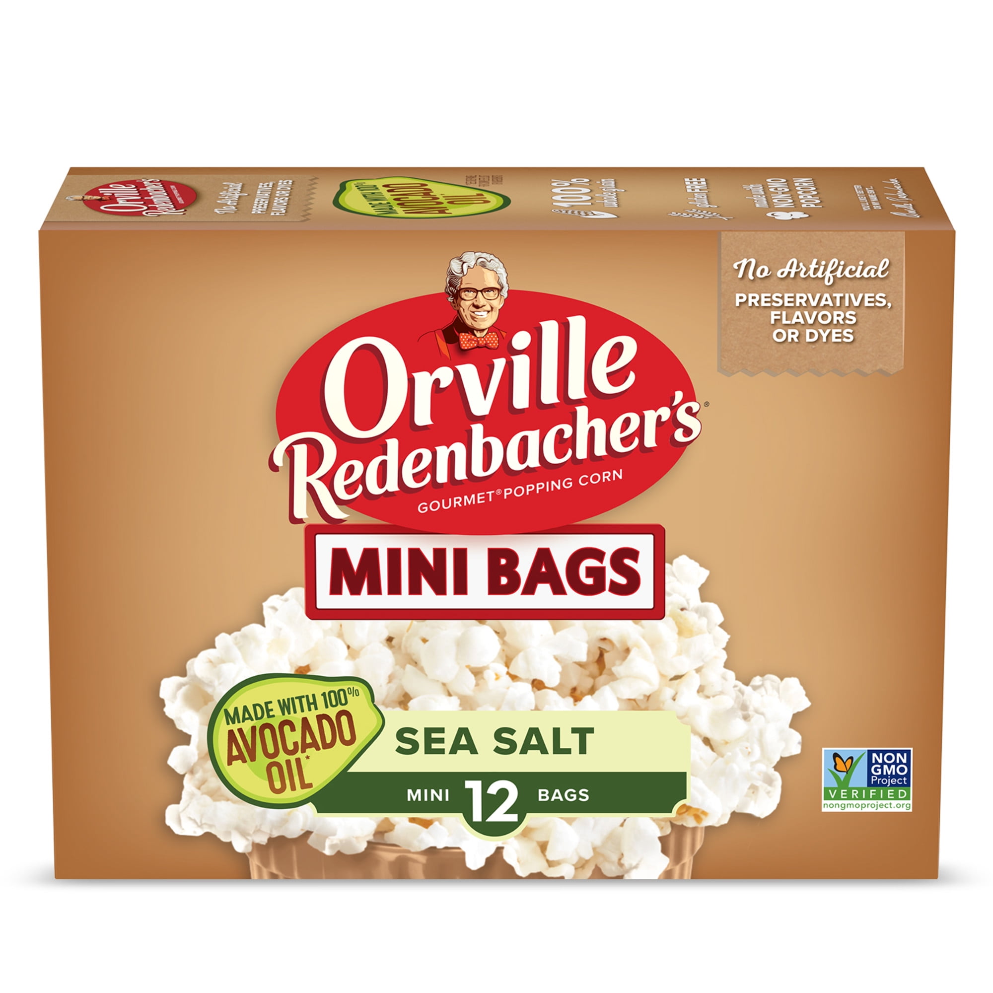 Orville Redenbacher's Avocado Oil Sea Salt Microwave Popcorn, Mini Bags ...