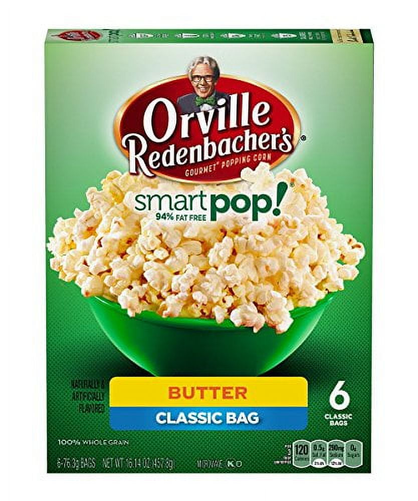 Orville Redenbacher's Smart Pop! Butter Flavored Popcorn (2 Pack) 6 ...