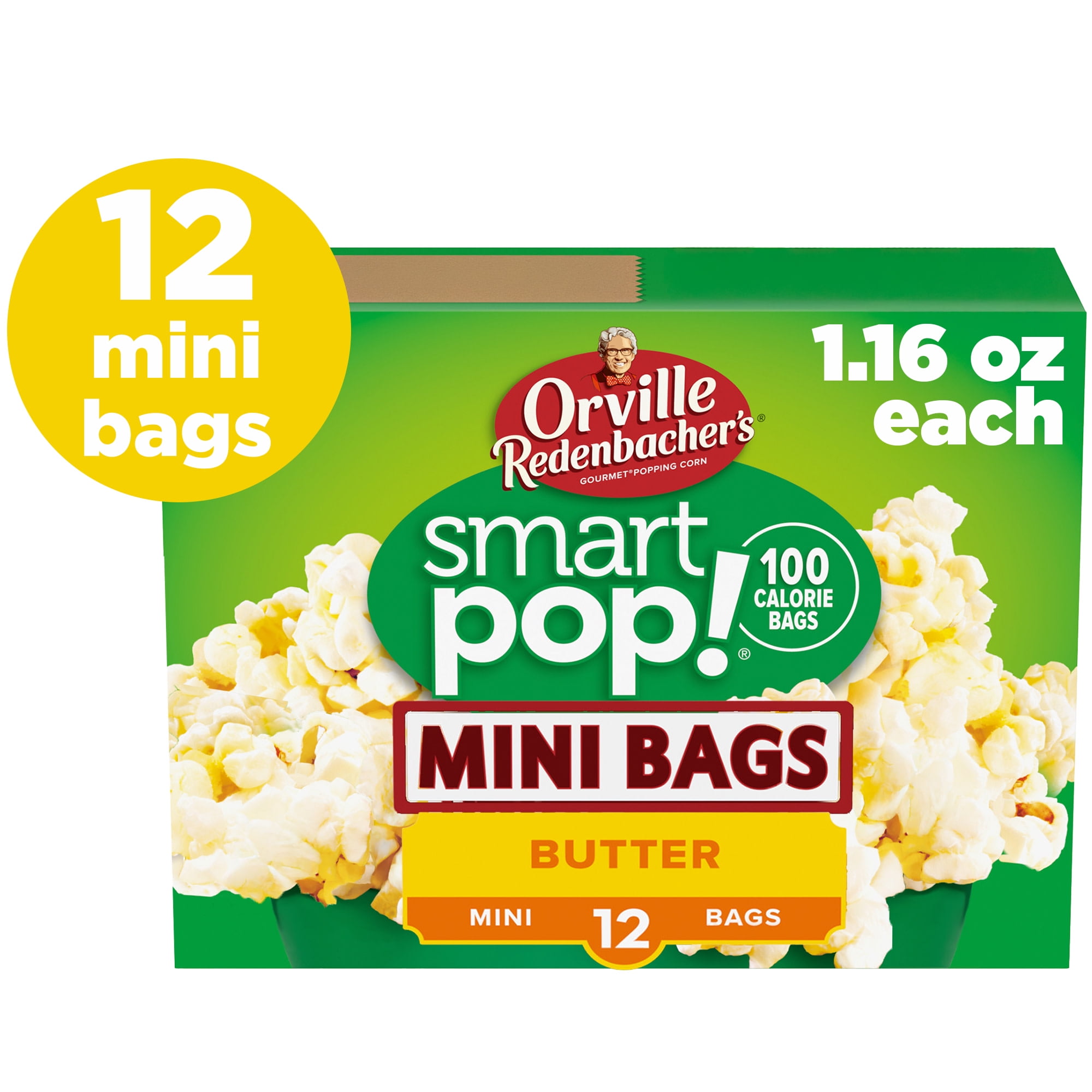 Orville Redenbacher's Smart Pop Butter Microwave Popcorn 1.6 oz 12 ...