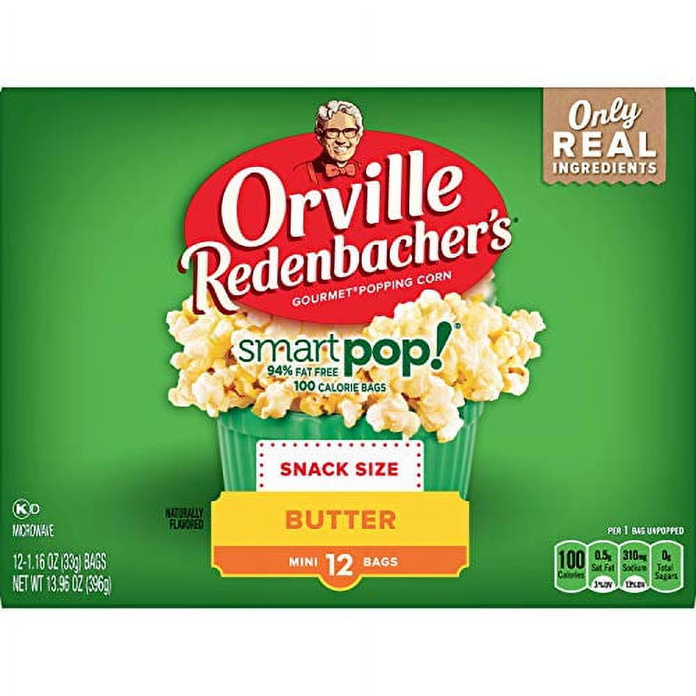 Orville Redenbacher's Smartpop! Butter Popcorn Mini (Pack of 48 ...