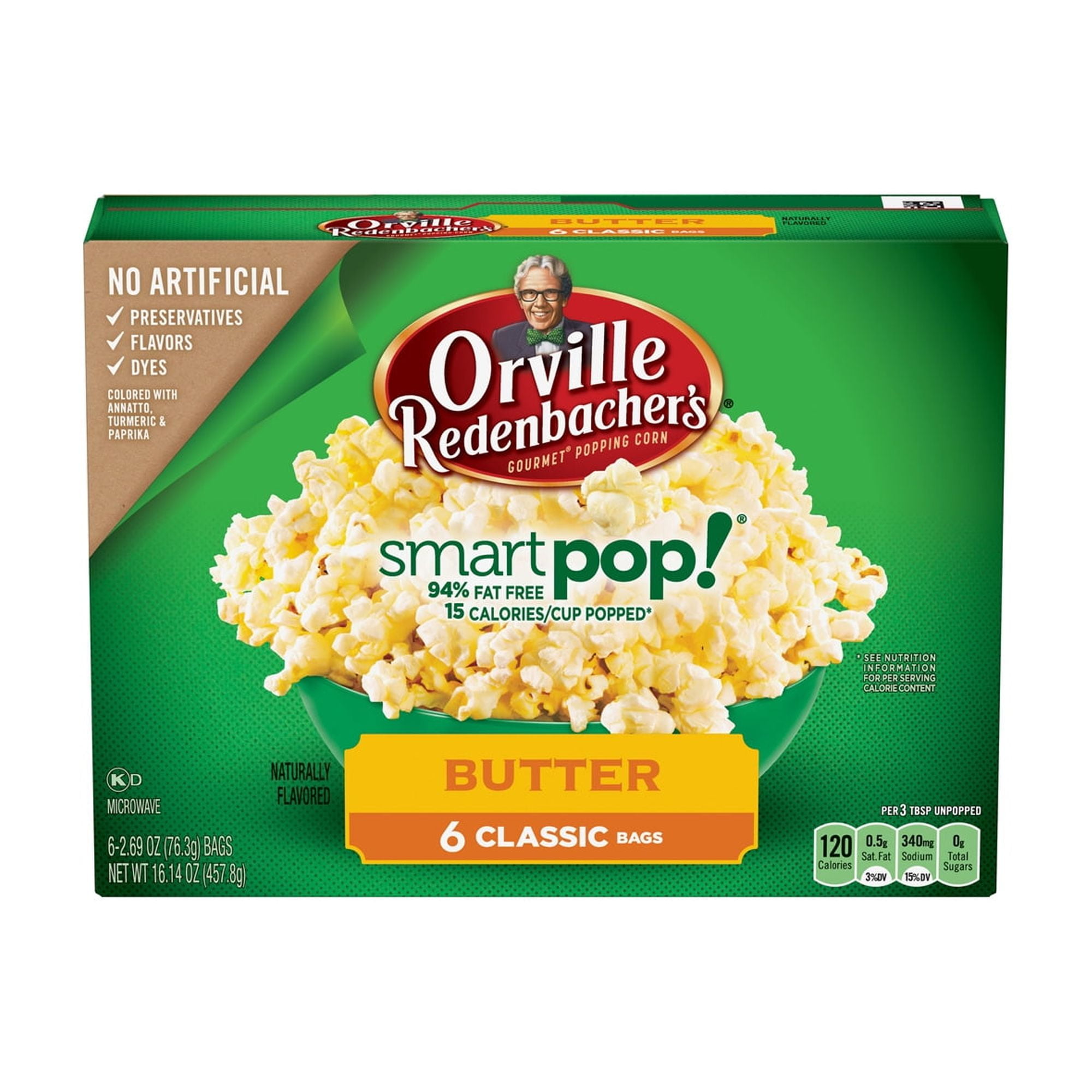 Orville Redenbacher's Smartpop! Butter Popcorn (Pack of 5) - Walmart.com
