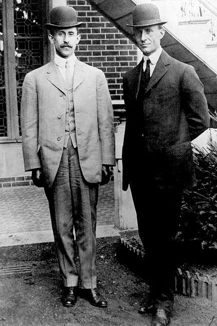Orville & Wilbur Wright Brothers Portrait 1909 Style - A - 24x36 Inch ...