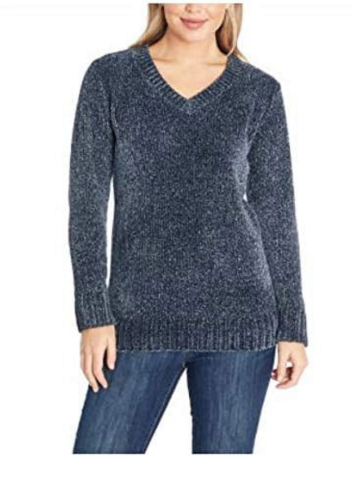 Orvis Ladies' Chenille Tunic Pullover V-Neck Sweater Size: M, Color ...