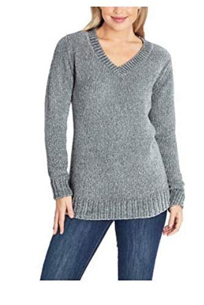 Orvis Ladies' Chenille Tunic Sweater (Marled Phantom, Large) - Walmart.com