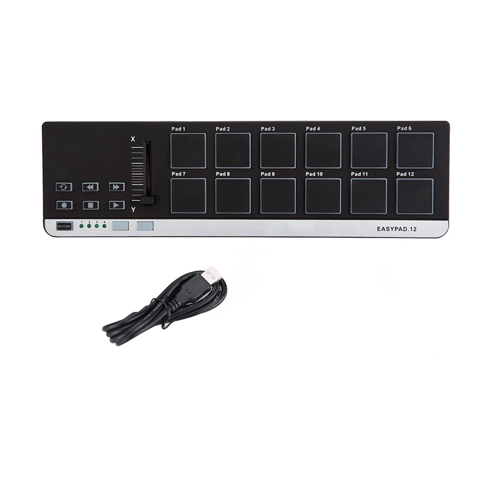 Orvunela Worlde EasyPad.12 Portable Mini USB 12 Drum Pad MIDI ...