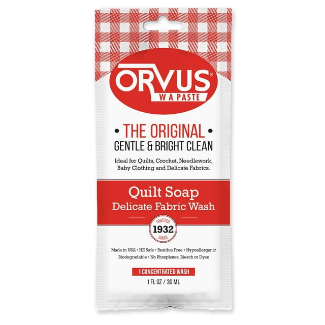 Orvus W.A. Paste Quilt Soap - 1 oz. Single Use - Walmart.com