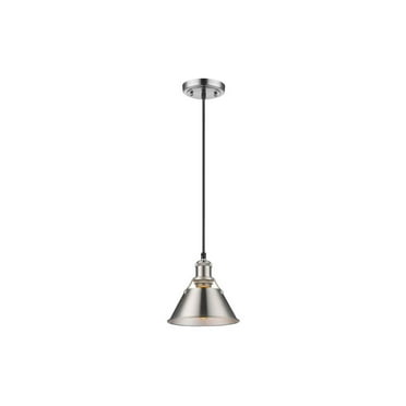 Zoey Large Pendant in Olympic Gold with Matte Black Shade - Walmart.com