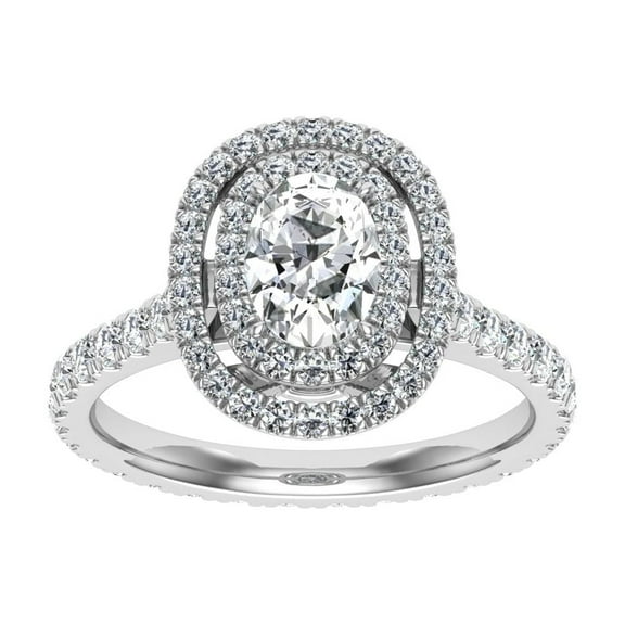 Oryn Jewel 1.7 Ct Cushion Cut Lab Created Diamond Engagement Ring - 14K ...